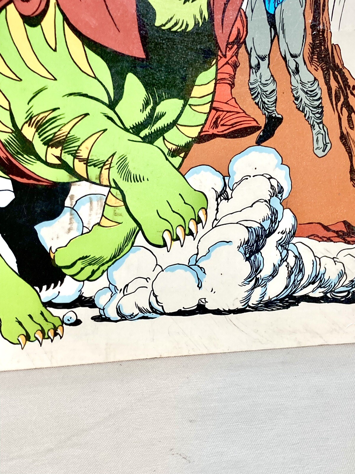 Vintage Masters of the Universe Giant Picture Book Golden Fred Carrillo ...