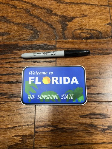 FLORIDA Welcome to FLORIDA State Sign Vinyl Sticker Decal FSU UF 4.89 ...