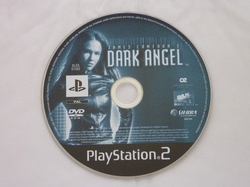 Dark Angel PS2 Game Disc James Cameron Sierra Fox TV Vivendi Beat 'Em ...