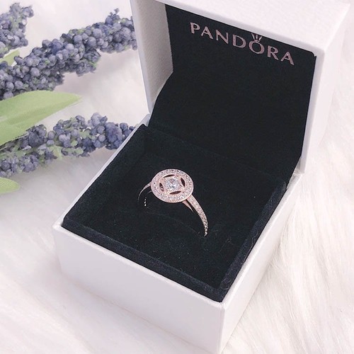 NEW Authentic PANDORA Rose™ Gold 925 Ale Vintage Allure CZ Ring ...