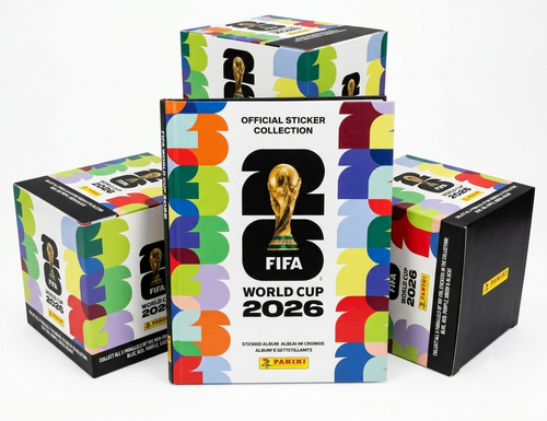 Panini FIFA World Cup 2026 Hardcover Album + 3 Boxes (150 Packs) 1050 ...