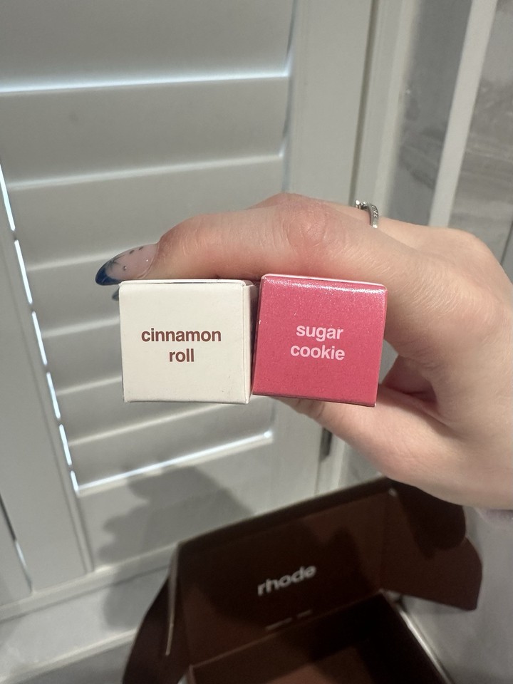 Rhode Limited Edition Lip Tints in “Sugar Cookie” and “Cinnamon Roll ...