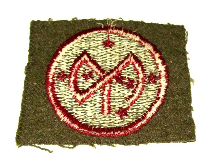 ORIGINAL EMBROIDERED WOOL WW1 27th INFANTRY DIVISION PATCH OFF UNIFORM ...