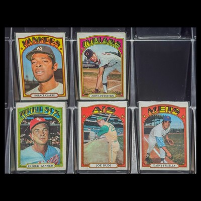 1972 Topps Baseball Five (5) Card Lot - Horace Clarke, Joe Rudi & More ...