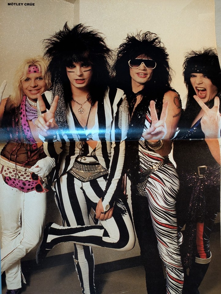 Metal Edge Magazine March 1986 Motley Crue, KISS, Stryper, Ratt, Yngwie ...