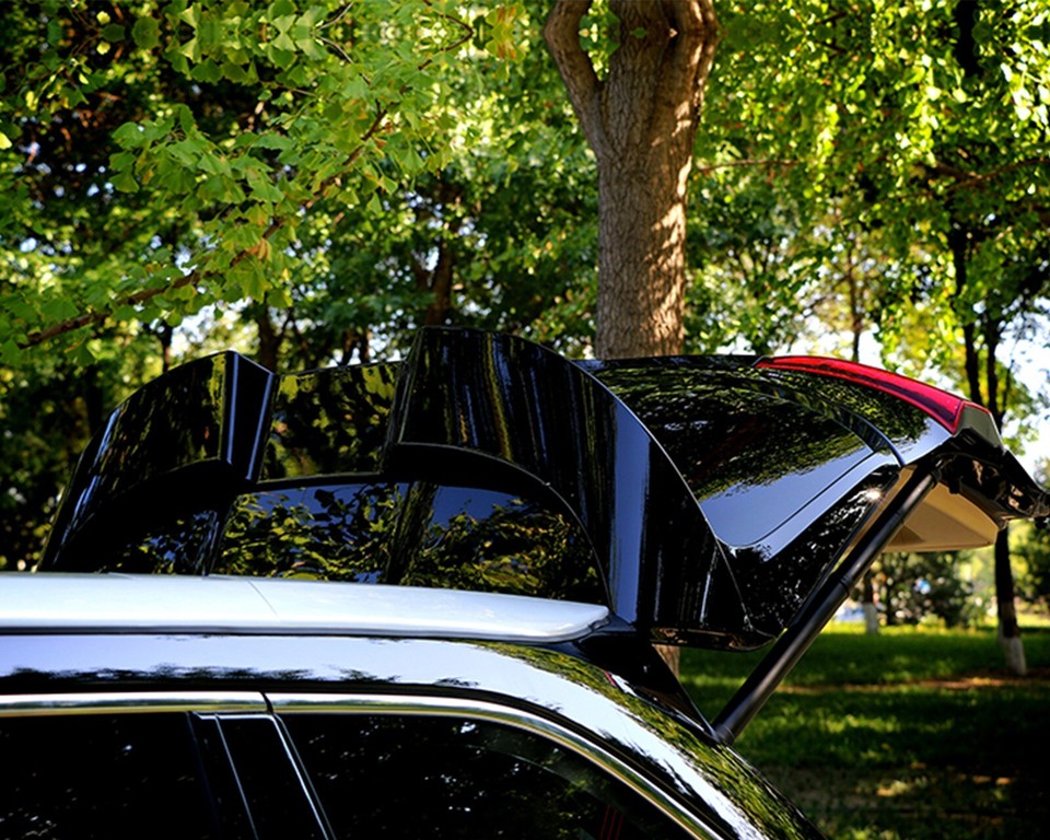 Rear Tail Wing Trunk Lip Spoiler ABS Black Fits For Toyota Highlander ...