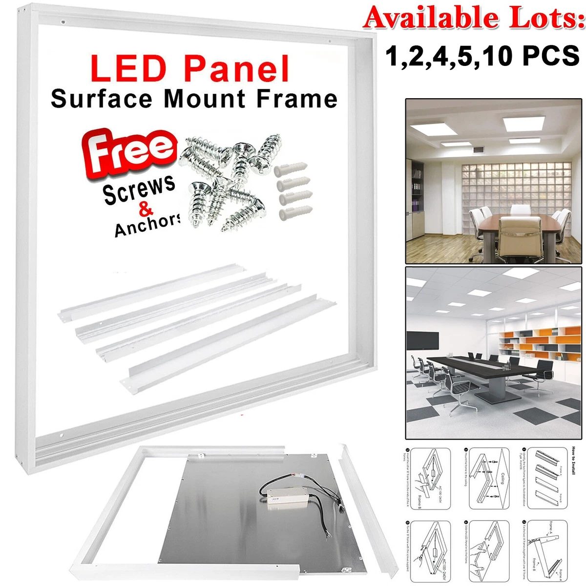 Panel Light Ceiling Frame Kit | Shelly Lighting