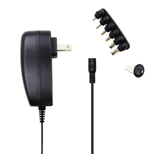 AC/DC MAINS REGULATED POWER ADAPTOR/SUPPLY 100MA/0.1A 3V/4.5V/5V/6V/7 ...