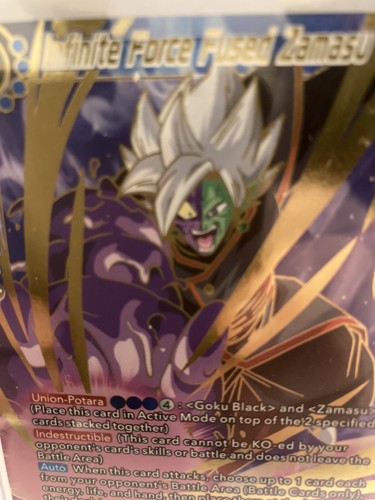 dragon ball z cards Infinite Force Fused Zamasu | eBay