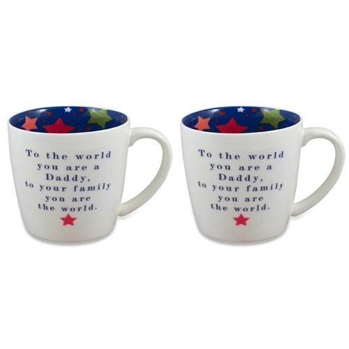 2PK Daddy Inside Out Tea/Coffee Funny Drinking Cup Office Novelty Gift ...