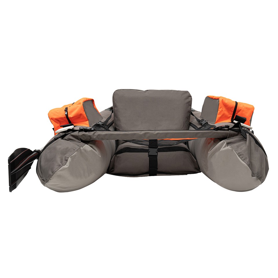 Portable Inflatable Fishing Boat Raft Backrest Adjustable Angle Blow Up ...