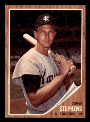 1962 Topps Baseball #38 Gene Stephens EX/MT *d2 | eBay