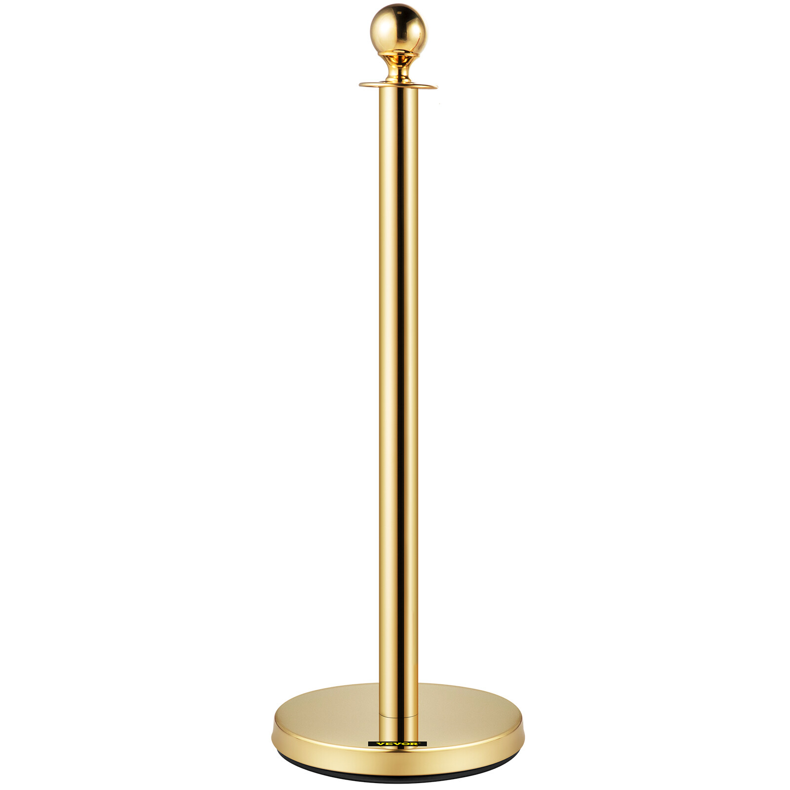 6Pcs Golden Stanchion Posts with 4 Velvet Ropes Crowd Control Queue ...