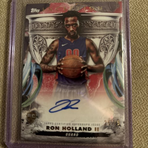 2024-25 Topps Inception Grail Signatures Ron Holland RC /75 | eBay