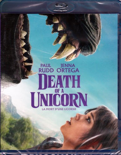 DEATH OF A UNICORN BLURAY SET with Paul Rudd & Jenna Ortega & Will ...