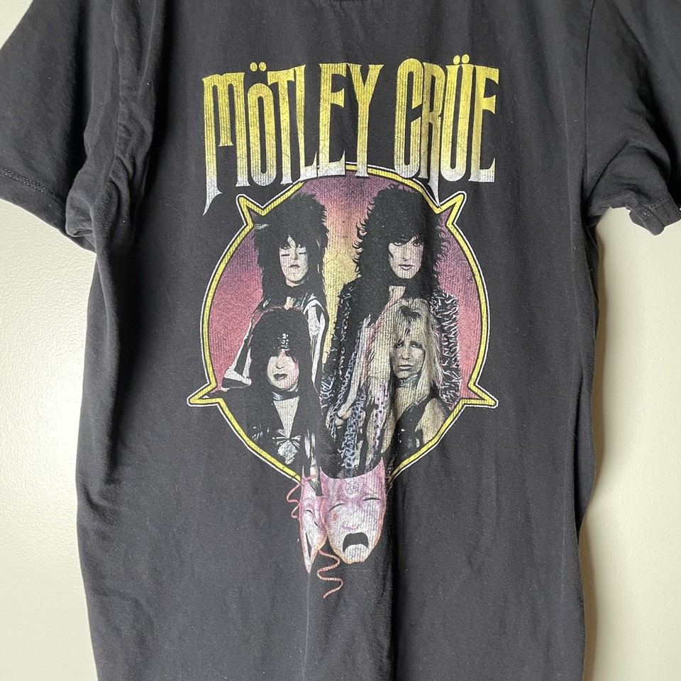 Motley Crue Theater of Pain Album T Shirt Size Large Pacific Tag Band ...