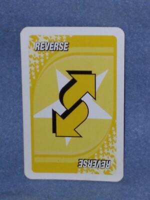 NSYNC UNO Reverse Playing Card Mattel 2000 Yellow | eBay