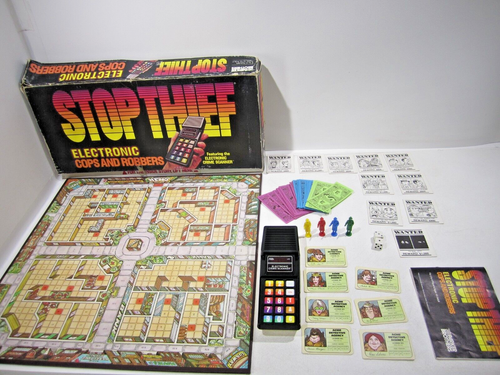 Vintage Parker Brothers Stop Thief Board Game Electronic Cops and ...
