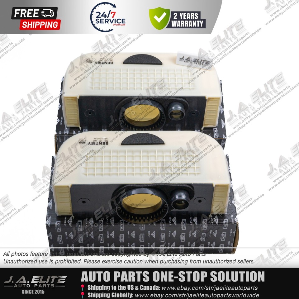 2pcs Bentley Air Filter Kit for Bentley Bentayga 6.0L W12, OEM ...