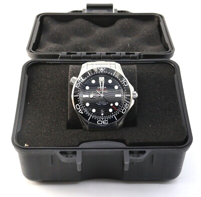 Watch box travel case hard shell robust rugged coffin for Omega watches ...