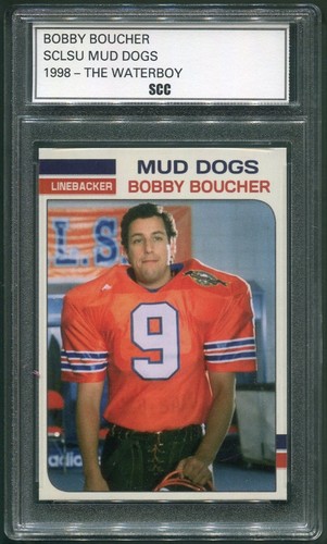 Custom 1998 Bobby Boucher SCLSU Mud Dogs The Waterboy Football Card | eBay