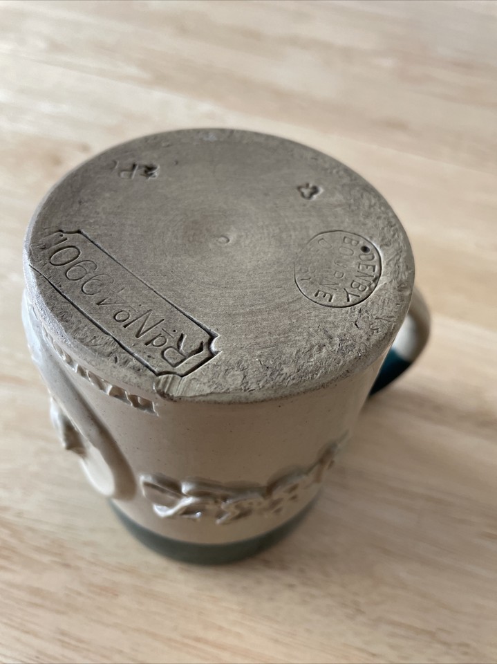 Queen Victoria Diamond Jubilee Bourne Denby Mug , green band , good ...