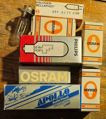 Lot Projection Light Bulbs Osram Philips Apollo | eBay