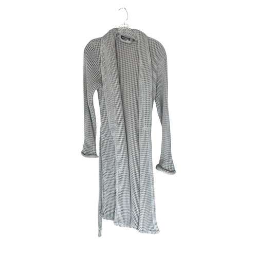 Brooklinen Gray Lounge Loungewear Lush Absorbent Waffle Robe Size XS ...