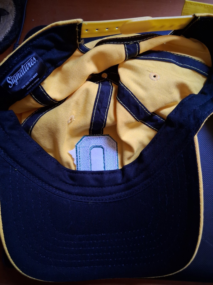 Pair of Oregon Ducks Baseball Caps - Vintage Gold w/ Block O & Dutch ...