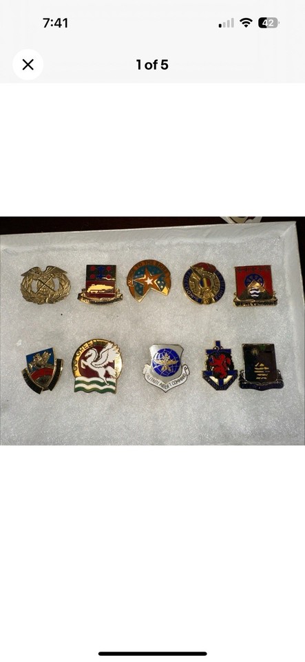 Lot Of 116 Military DUI PINS WWII ETC | eBay