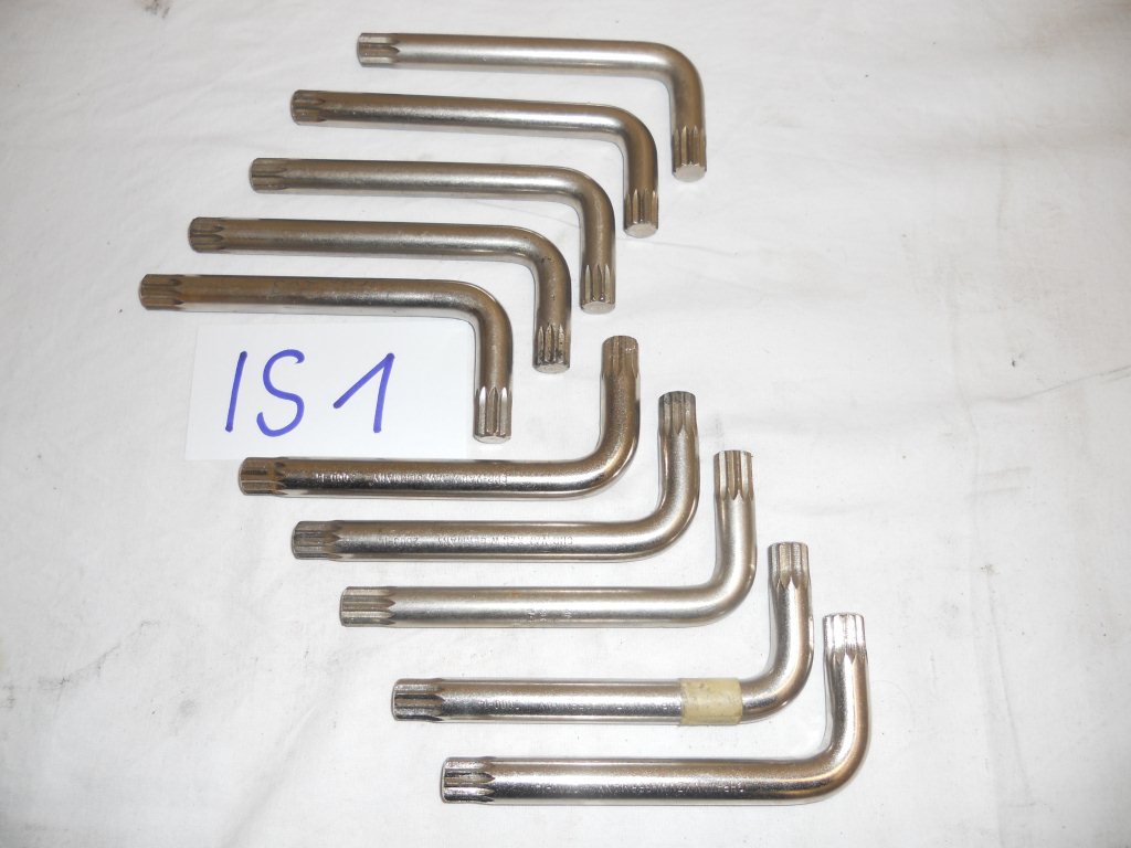 1x CHR Imbussschlüssel M14 Inbuss Imbuss Winkel Vielzahn Torx ex BW ...
