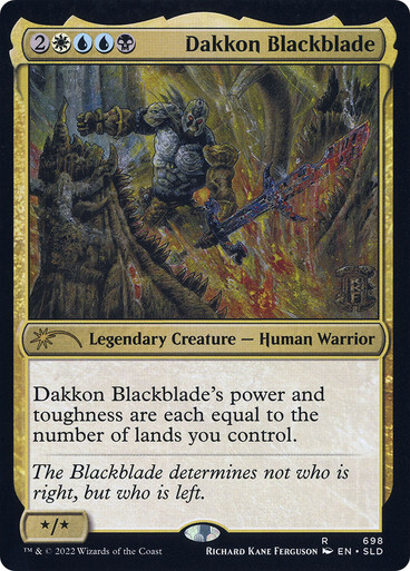 Secret Lair Left Handed Dakkon Blackblade x1 NM Magic cards MTG | eBay