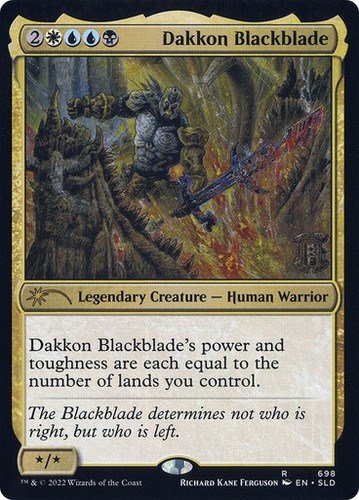 Secret Lair Left Handed Dakkon Blackblade x1 NM Magic cards MTG | eBay