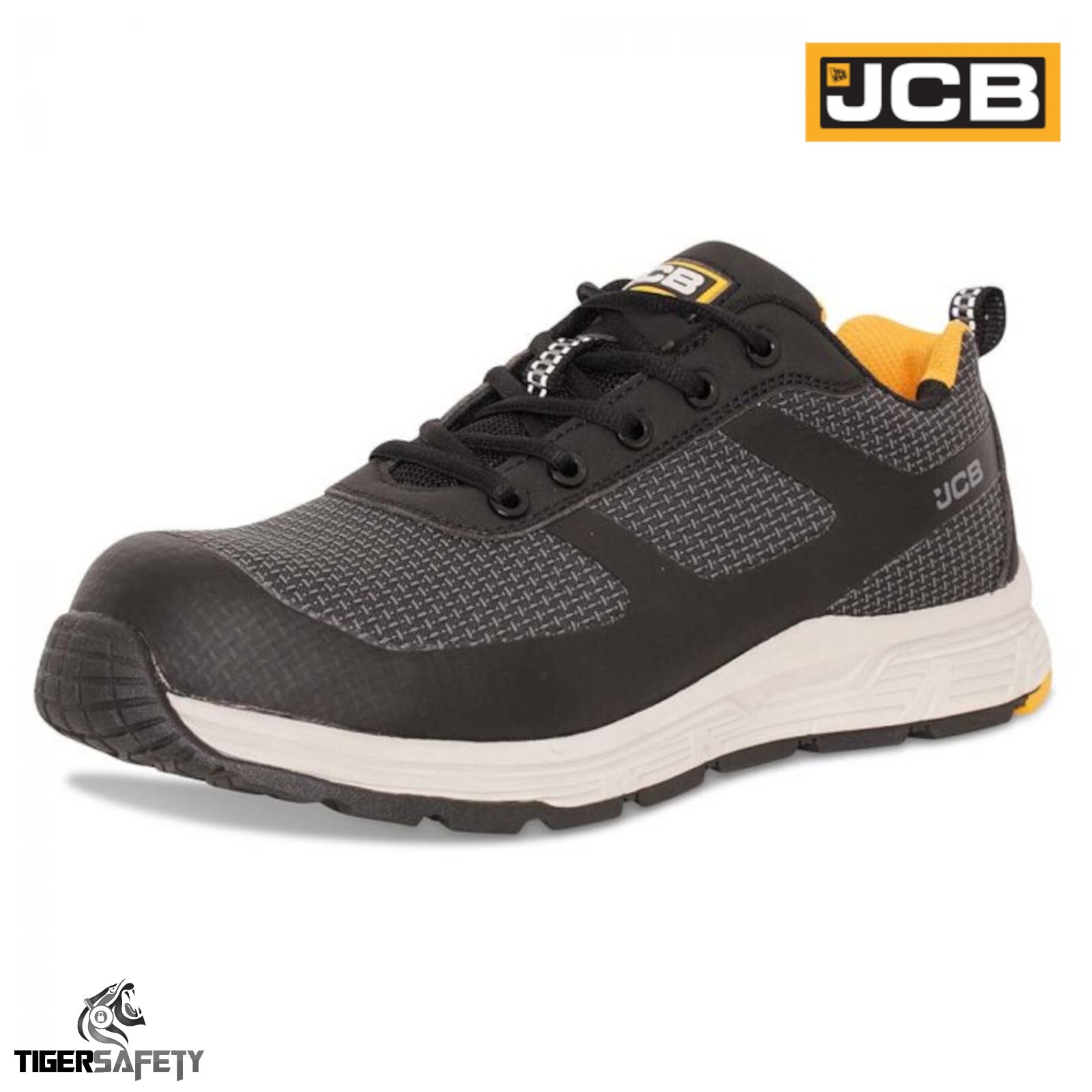 JCB Spark S3 SRC Black Lightweight Composite Toe Cap Metal Free Safety ...