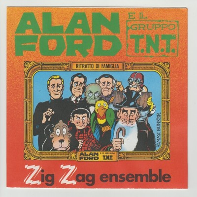 45 giri sigle tv alan ford e il gruppo tnt fumetto cartoni animati ...