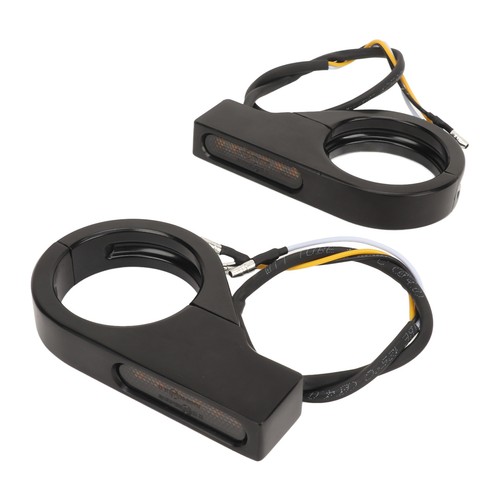 Front Fork Turn Signal Light Fork Clamp Indicator Light Easy ...
