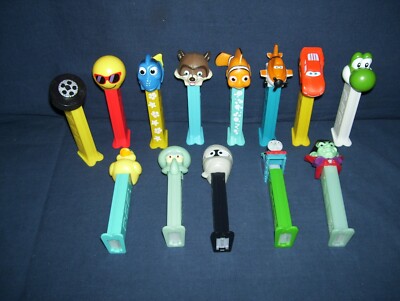 Pez Despenser Lot of 13 Cars Yoshi Nemo Thomas the Train Used | eBay