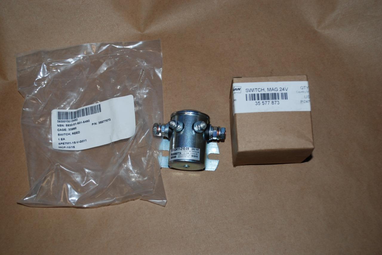 TROMBETTA start RELAY 974-2411-210-09 24vdc COIL NSN 5930-01-501-5492 ...