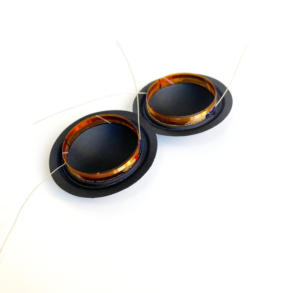 2 Aftermarket 1" Silk Dome Diaphragms For POLYDAX MODEL 1, 2 Tweeter ...
