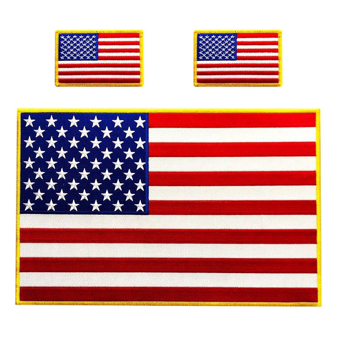 Usa Flag To Color Print American Flag Silhouette, Grunge USA Flag Set