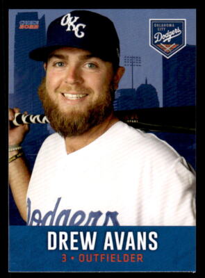 Drew Avans 2022 Choice Oklahoma City Dodgers #03 Oklahoma City Dodgers ...