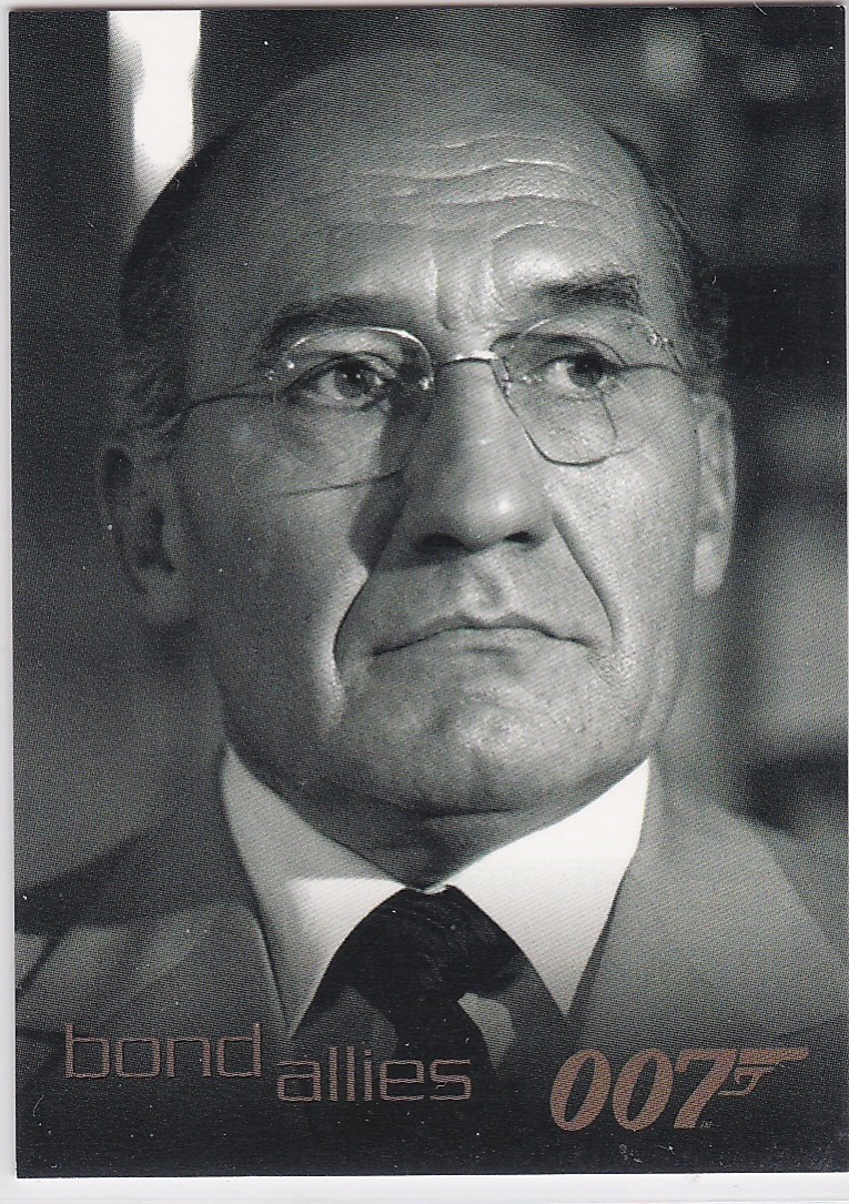 JAMES BOND DANGEROUS LIAISONS BOND ALLIES BA9 WALTER GOTELL AS GENERAL ...