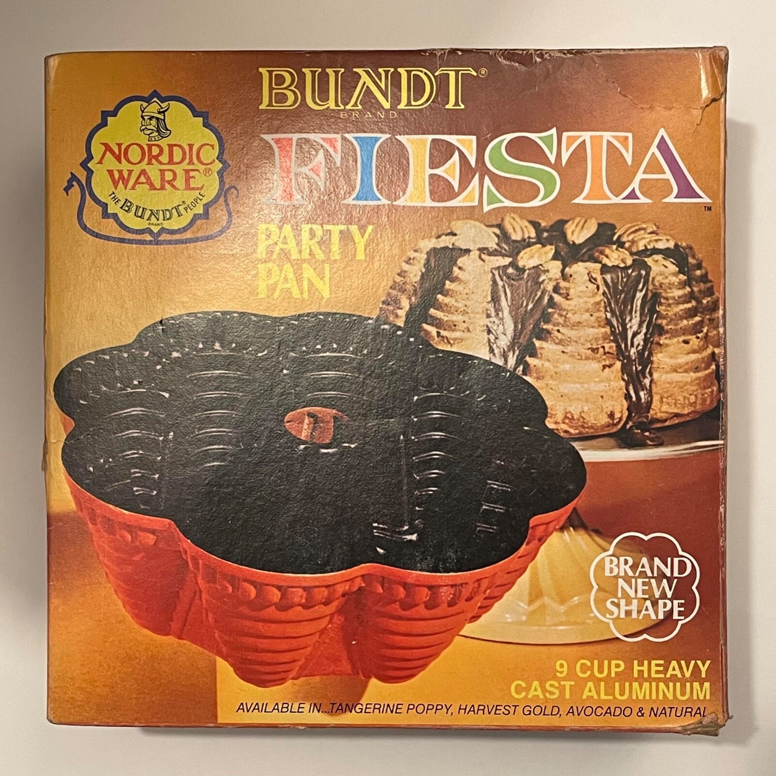 Vintage Nordic Ware Bundt Fiesta Party Pan w/box! Cast Aluminum ...