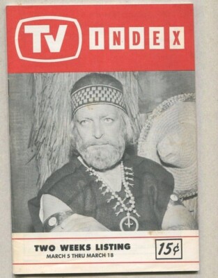 1960'S RARE TV INDEX GUIDE GREEN BAY Rory Calhoun 'A Day Called 4 ...