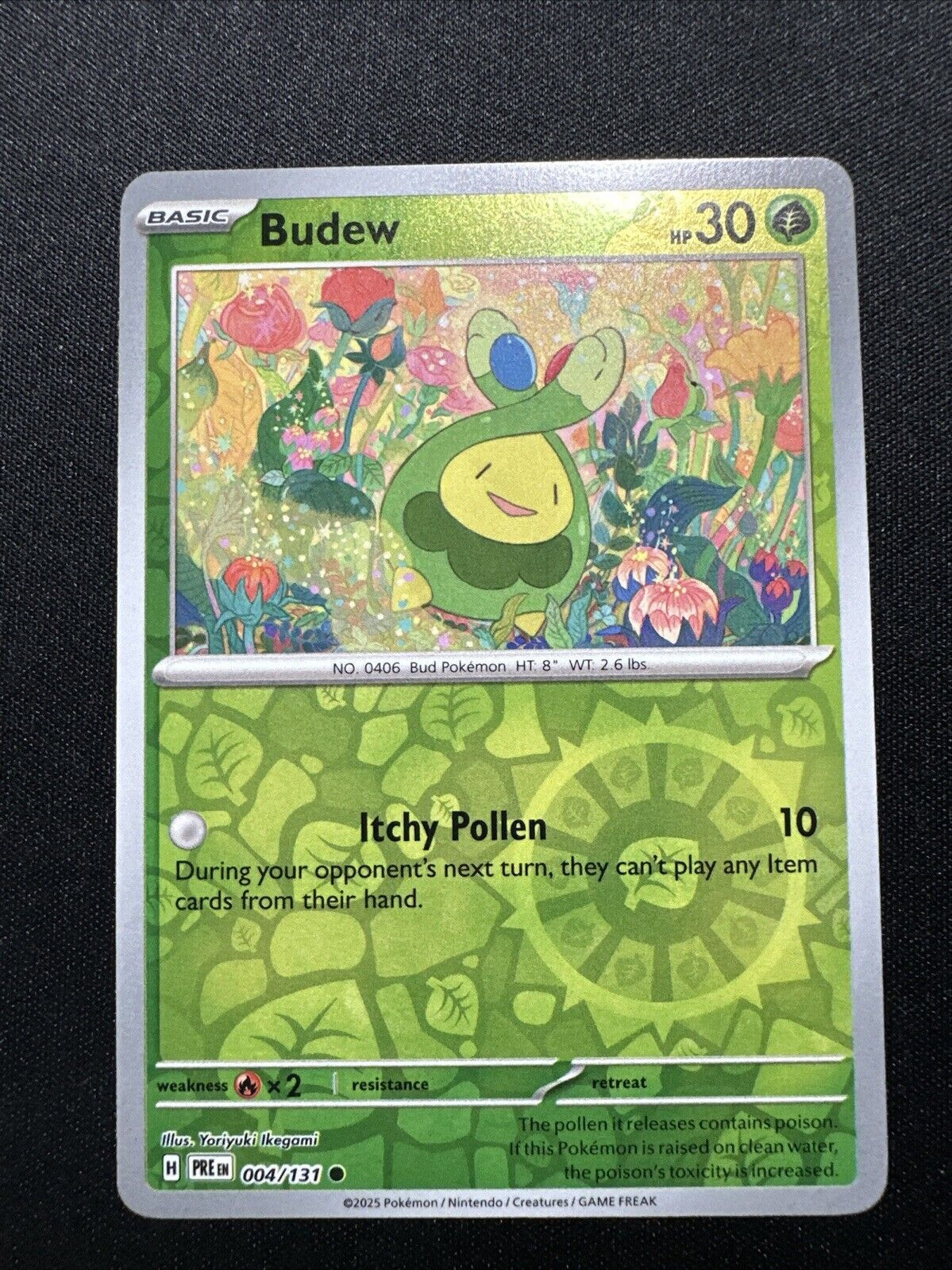 Budew 004/131 Sv: Prismatic Evolutions Reverse Holo LP | eBay