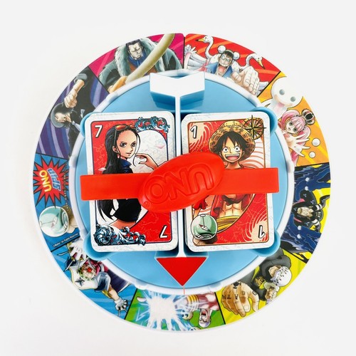 One Piece Log Spin Roulette UNO Card Game Mattel Japan 2009 Used Luffy ...