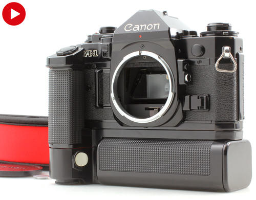 Video [Near MINT] Canon A-1 A1 Film SLR Camera w/ Motor Drive MA from ...
