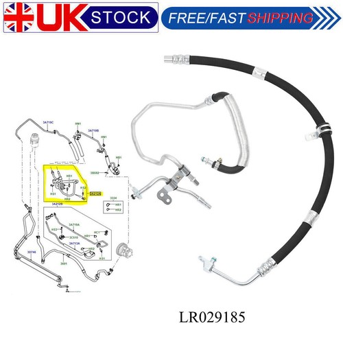 FOR LAND ROVER FREELANDER 2 HIGH PRESSURE POWER STEERING FEED & RETURN ...