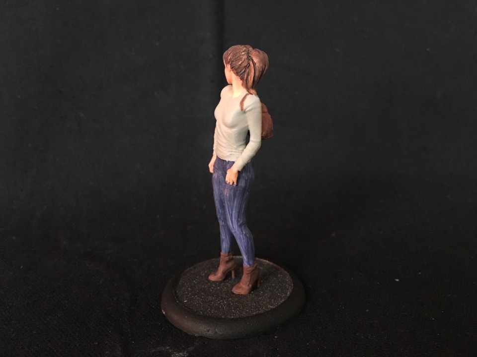1/24 1/25 or G 75mm Scale Resin Model Kit, Sexy action Figure Casandra ...