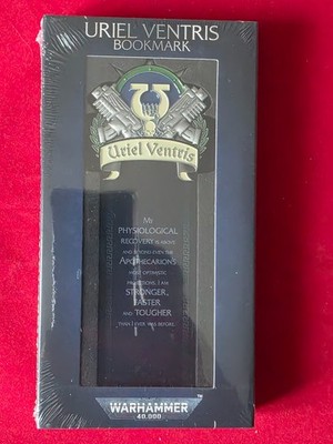 Warhammer 40k Uriel Ventris Bookmark BNIB New Black Library Celebration ...